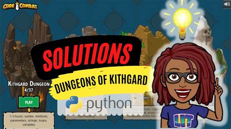 Codecombat Solutions Dungeons Of Kithgard Python Youtube