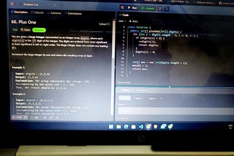 Leetcode Problem 66 Plus One Kishan Gupta Posted On The Topic Linkedin