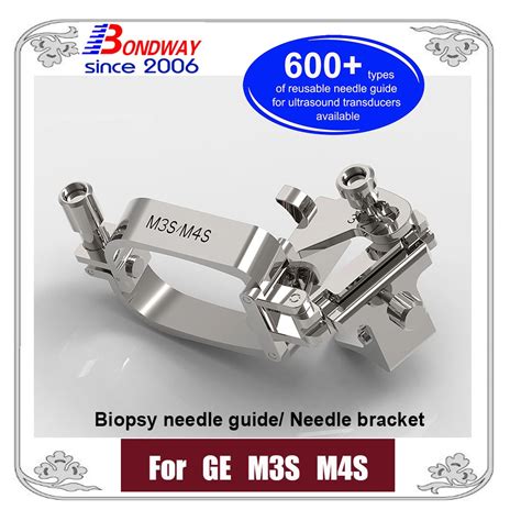 Ge Phased Array Ultrasound Probe M3s M4s Biopsy Needle Bracket Biopsy