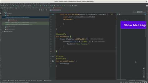 Section 7 Create Buttons In Jetpack Compose Youtube