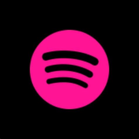 Bright Pink App Icon Spotify In 2024 App Icon Design App Store