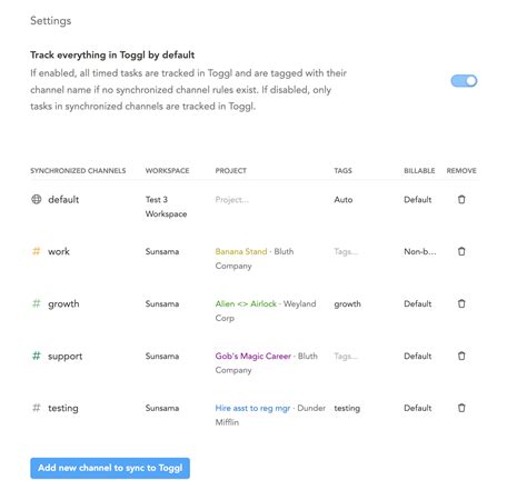 toggl integration