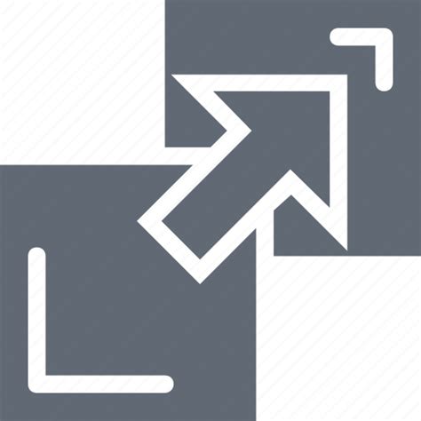 Arrow Expand Screen Fullscreen Maximize Resize Screen Icon Download On Iconfinder