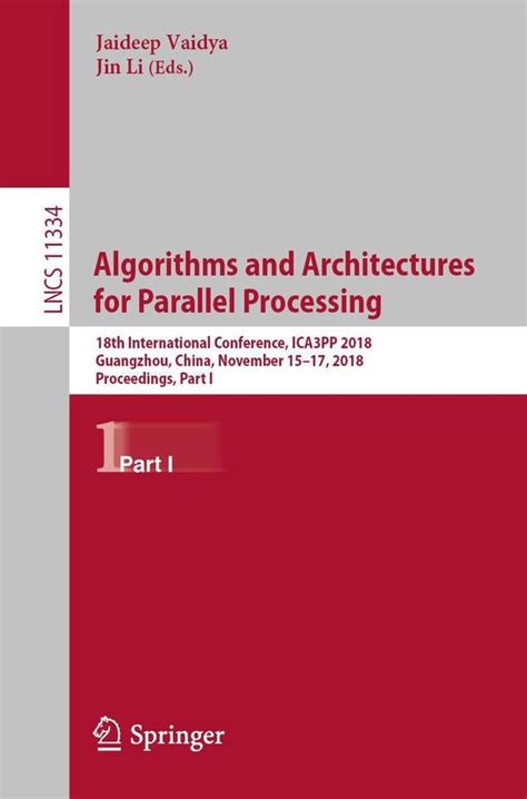 Lecture Notes In Computer Science 11334 Algorithms And Architectures