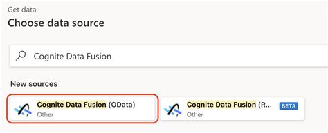 Power Query Cognite Data Fusion Odata Connector Power Query