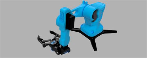 Stl File Diy Arduino Robot Arm With Smartphone Control Step File 🤖 3mf