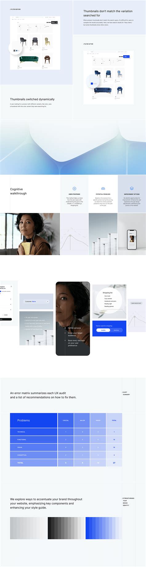 Ux Ui Audit Example On Behance