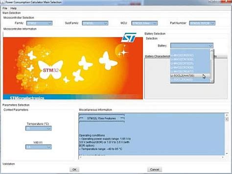 Stm32l Stm8l Power Consumption Calculator Kalkulator Poboru Mocy Dla Energooszczędnych