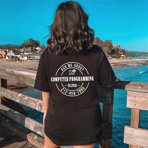 personalized computer programmer shirt custom app developer software
