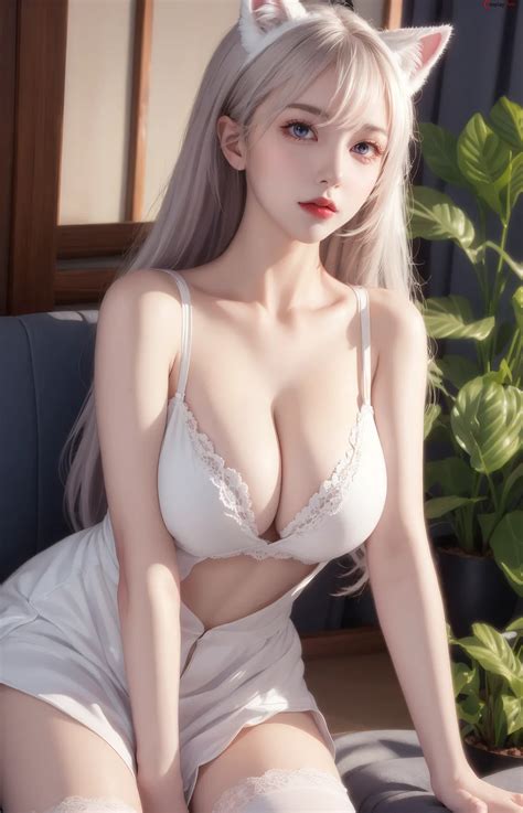 AI Art Cat Girl Photos Cosplaytele