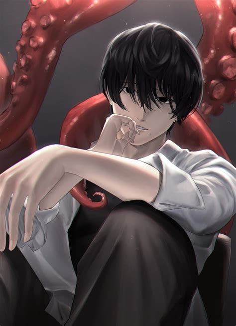 Yoshida Hirofumi And Octopus Devil Chainsaw Man Drawn By Sibo Danbooru