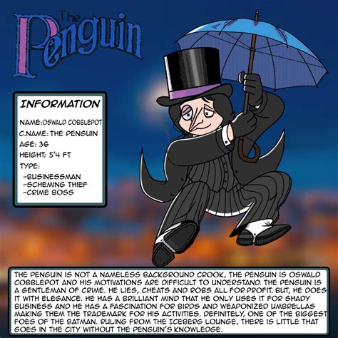 Dc Characters Fanarts The Penguin By Ayham4002 On Deviantart