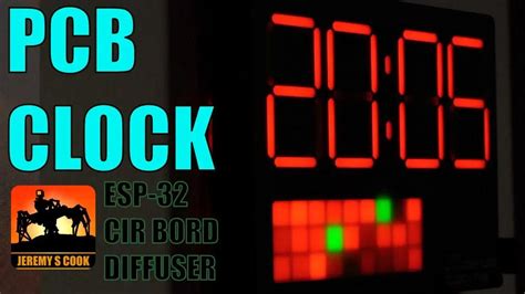 Pcb Face For A 7 Segment Led Clock [esp 32]