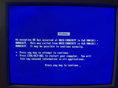 Windows 98 Error
