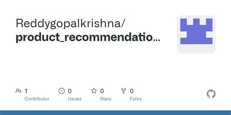 Github Reddygopalkrishnaproductrecommendationsystem