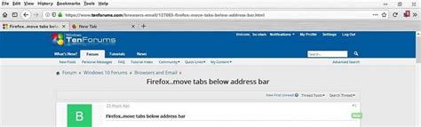 Firefoxmove Tabs Below Address Bar Solved Windows 10 Forums