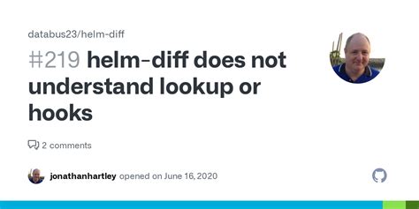 Helm Diff Does Not Understand Lookup Or Hooks · Issue 219 · Databus23helm Diff · Github