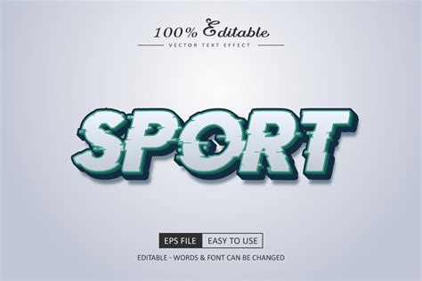 Sport Editble Text Effect Graphic By Frakibuix · Creative Fabrica Sport Editble Text Effect Graphic By Frakibuix · Creative Fabrica