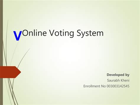 Online Voting System Project Docx