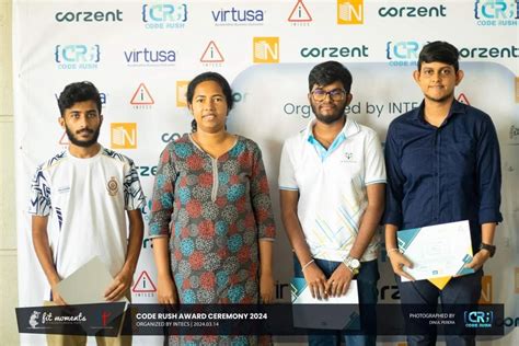 Booshana Namudara On Linkedin Coderush Achievement Teamwork Programming Innovation Intecs