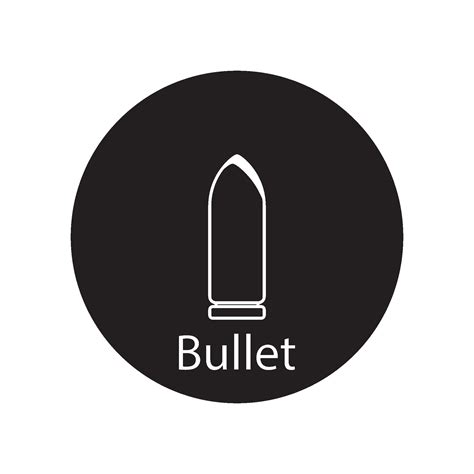 Bullet Icon Vector 28114847 Vector Art At Vecteezy