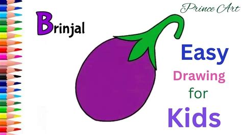 How To Drawing Brinjal Step By Step Easy Drawing 🍆🍆 Art Drawing Youtube