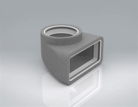 Thermal 220x90mm Rectangular 125mm° Plenum With Female Click And Lock