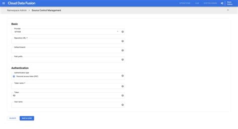 Manage Pipelines Using Source Control Management Cloud Data Fusion