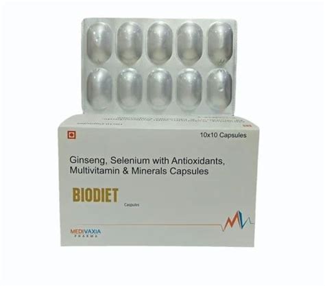Ginseng Selenium With Antioxidents Multivitamin And Minerals Capsules At ₹ 890 Box In Panchkula