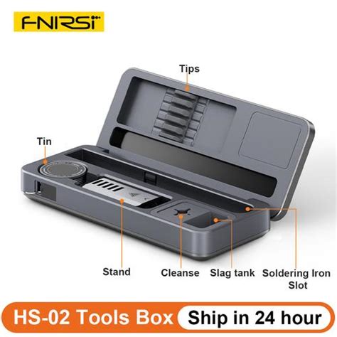 Jual Fnirsi Hs 02 Soldering Iron Hs02a Soldering Toolsbox Workbench Organizer Welding Repair