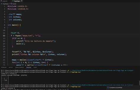 Dúvida No Vscode As Linhas E Colunas Ficam Zeradas C Recursos Avançados Da Linguagem