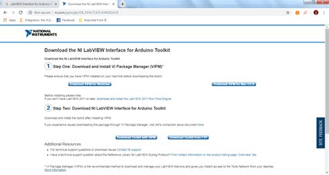 Download And Install Labview Interface For Arduino Lifa Toolkit Robotics University