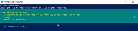 Progress Of Scp In Powershell Windows Stack Overflow