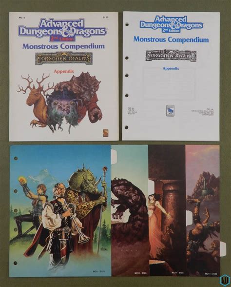 Monstrous Compendium Forgotten Realms MC11 (Advanced Dungeons Dragons)