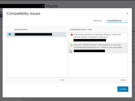 Appears To Be In Progress Within The Esxi Host Settings When Migrating