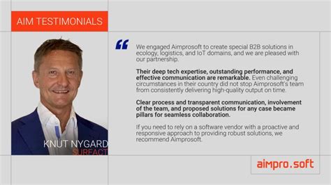 aimprosoft on linkedin aimprosoft aimtestimonials