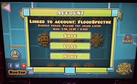 game won t save or load help r geometrydash