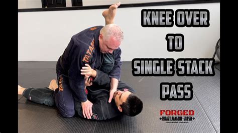 Guard Passing Knee Over To Single Stack Pass Youtube