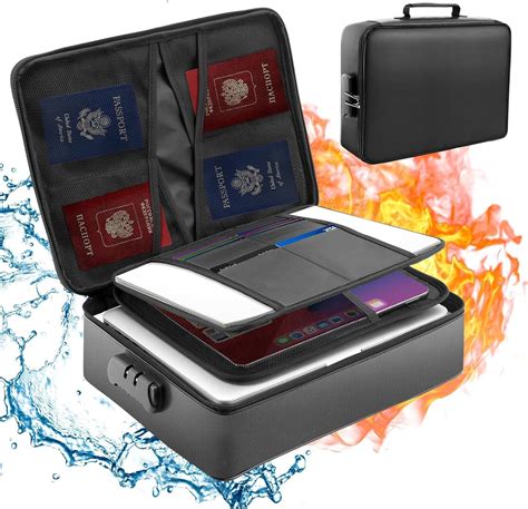 Fireproof Document Bag With Lock For Home Mondoshop Portable Fire Proof Waterproof Bag For