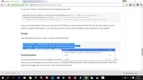 Xamarin Forms Toast Con El Plugin De Egorbo Youtube