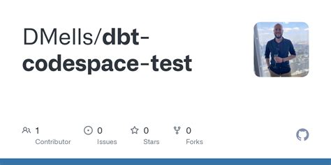 Github Dmellsdbt Codespace Test