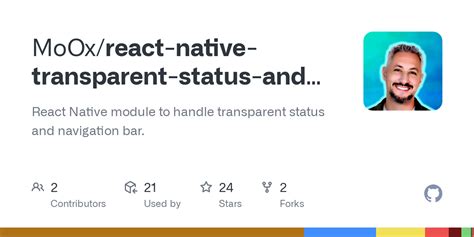 Github Moox React Native Transparent Status And Navigation Bar React Native Module To Handle