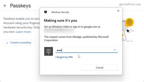 How To Create A Passkey For Your Google Account