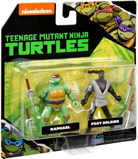Tmnt Raphael And Foot Soldier Mini Figure 2 Pack Buy Best Price In Uae