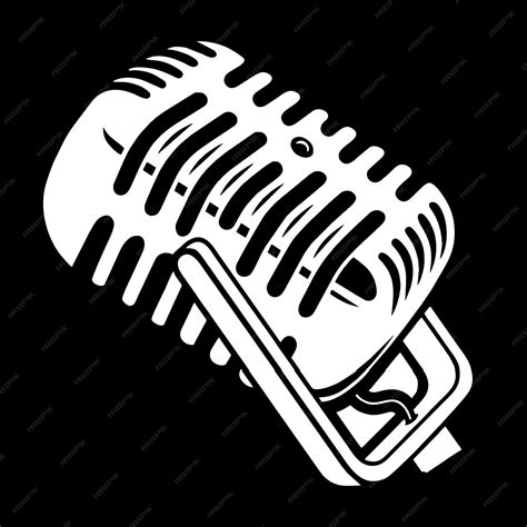 Premium Vector Microphone Vector