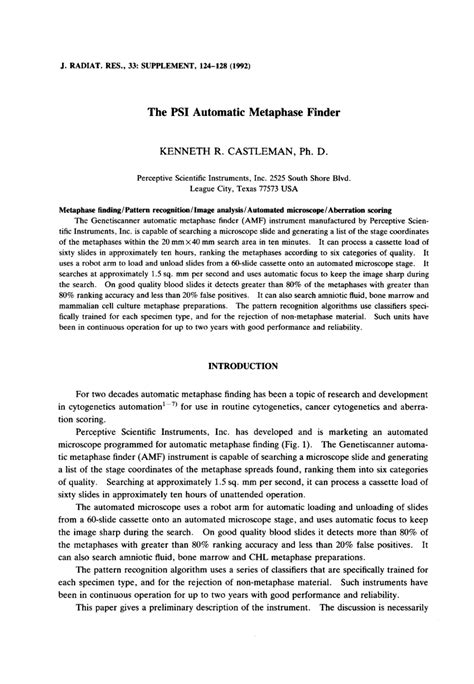 pdf the psi automatic metaphase finder