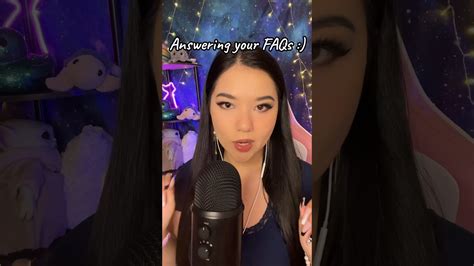 asmr ~ answering your burning questions asmr asmrsounds asmrshorts