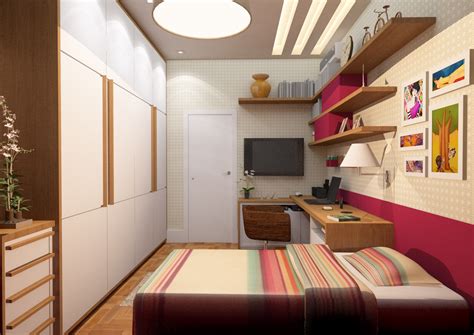 Projeto Quarto Adolescente Madeira X Branco X Cor