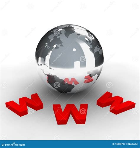 World Wide Web 3 Stock Illustration Illustration Of Site 15038727
