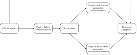 Proposed Relationships Of Self Discrepancy In The Metacognitive Model